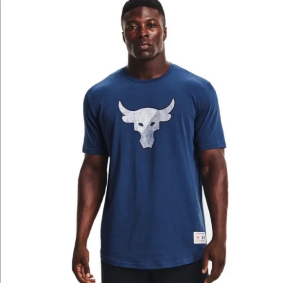 Under Armour | Shirts | Under Armour Project Rock Training Dept Shirt ...